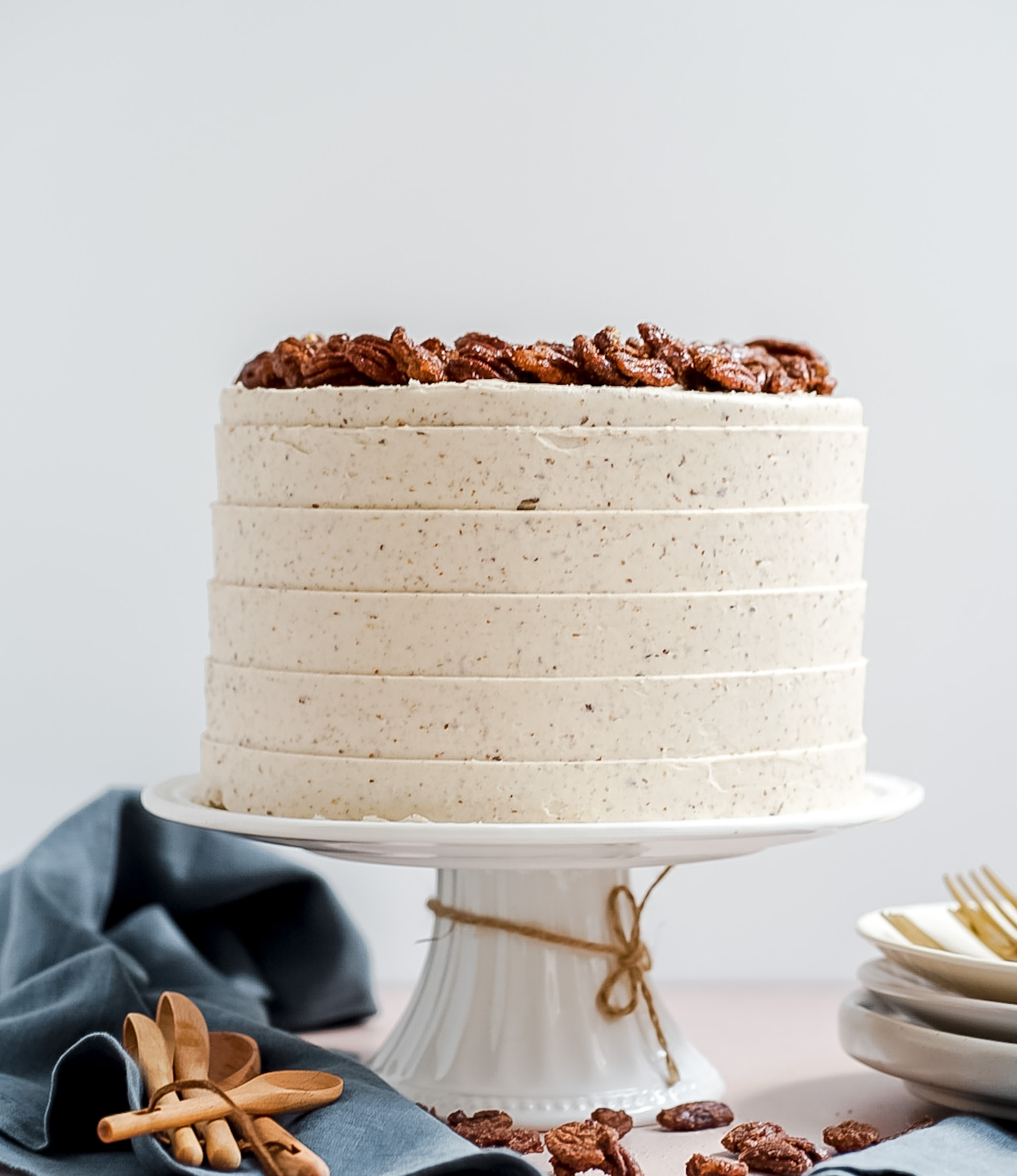 Maple Pecan Cake - Cake Babe