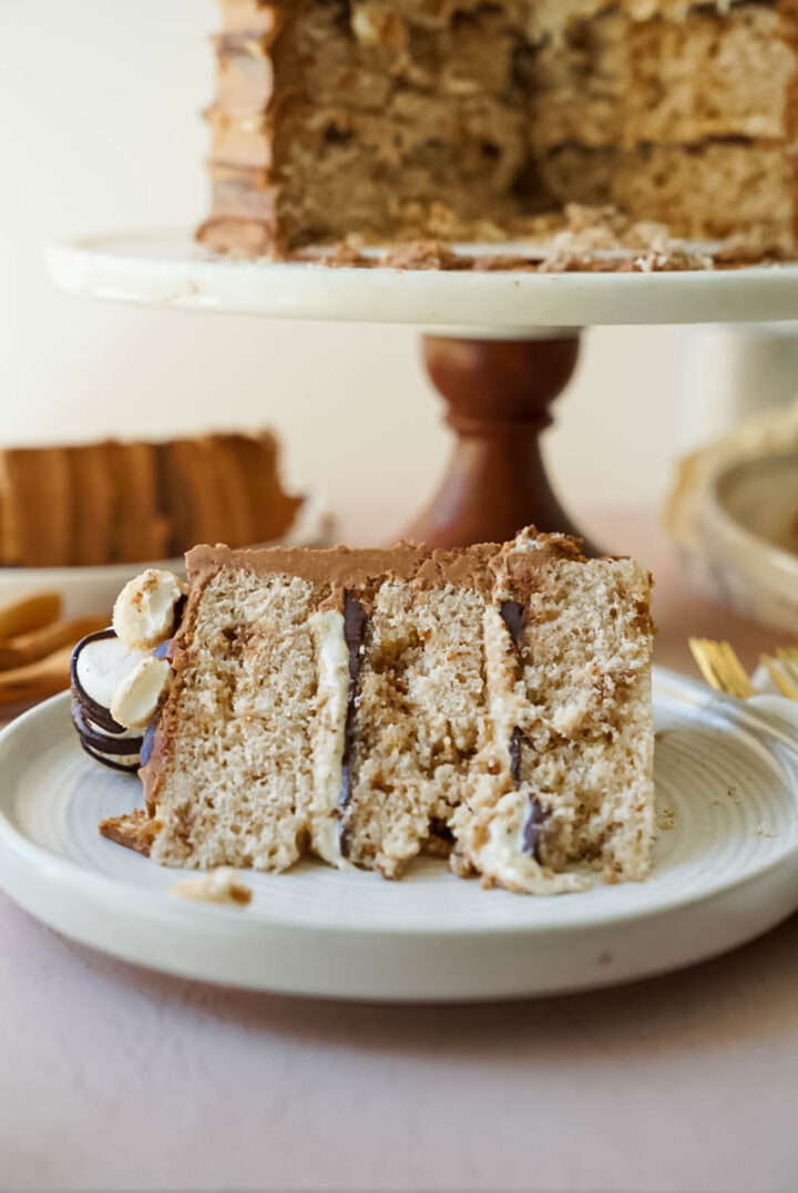 Down Right The Best Churro S'more Cake - Cake Babe