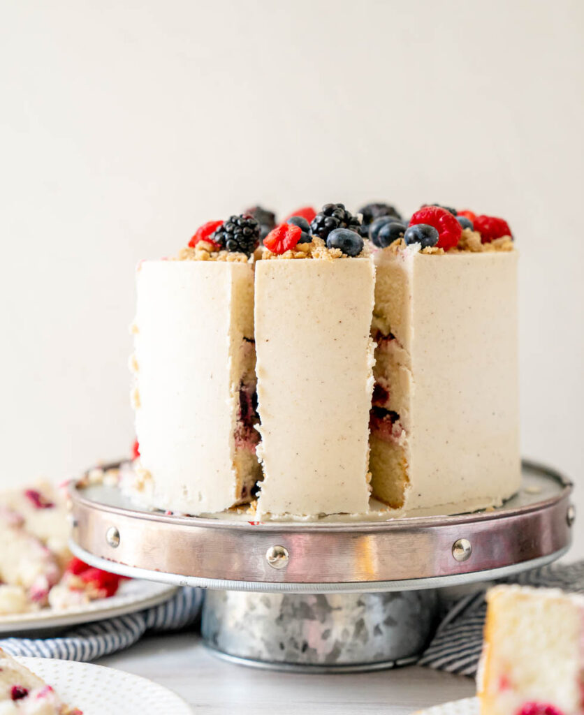 Season's Best Triple Berry Cake - Cake Babe