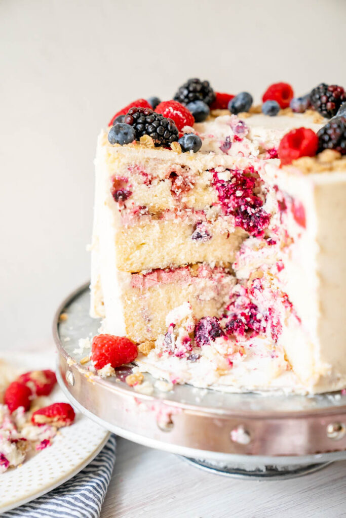 Season's Best Triple Berry Cake - Cake Babe