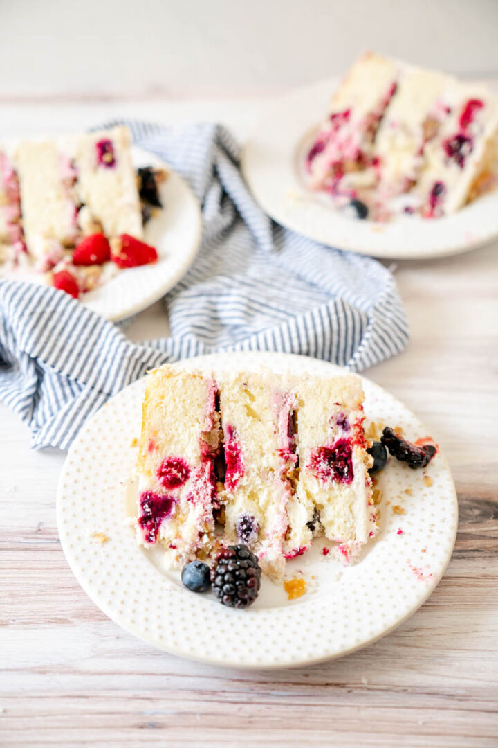 Season's Best Triple Berry Cake - Cake Babe