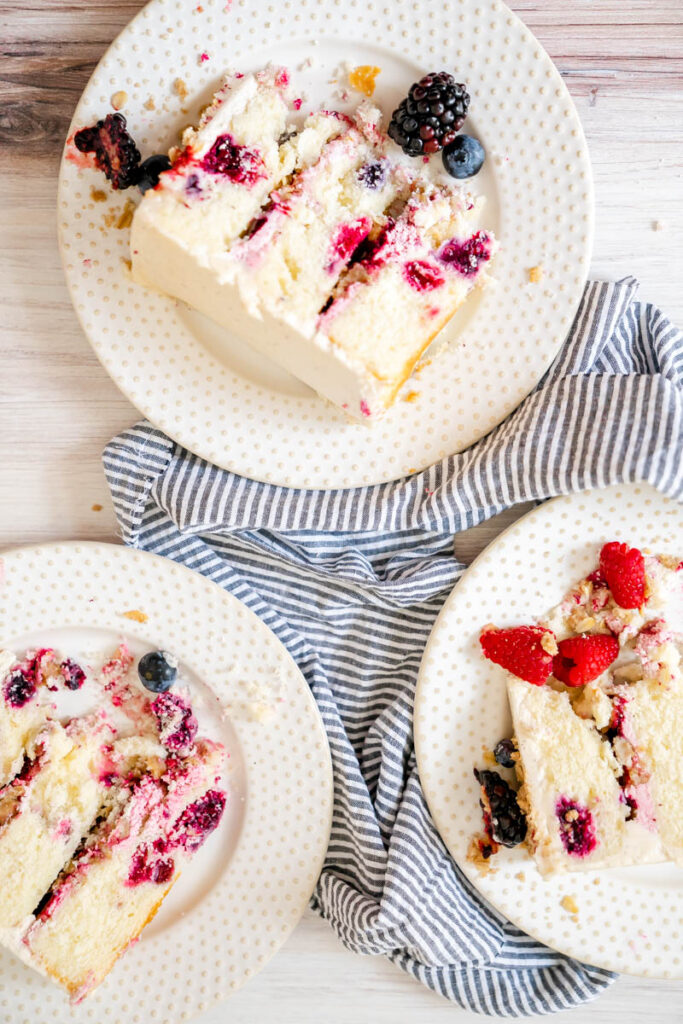 Season's Best Triple Berry Cake - Cake Babe