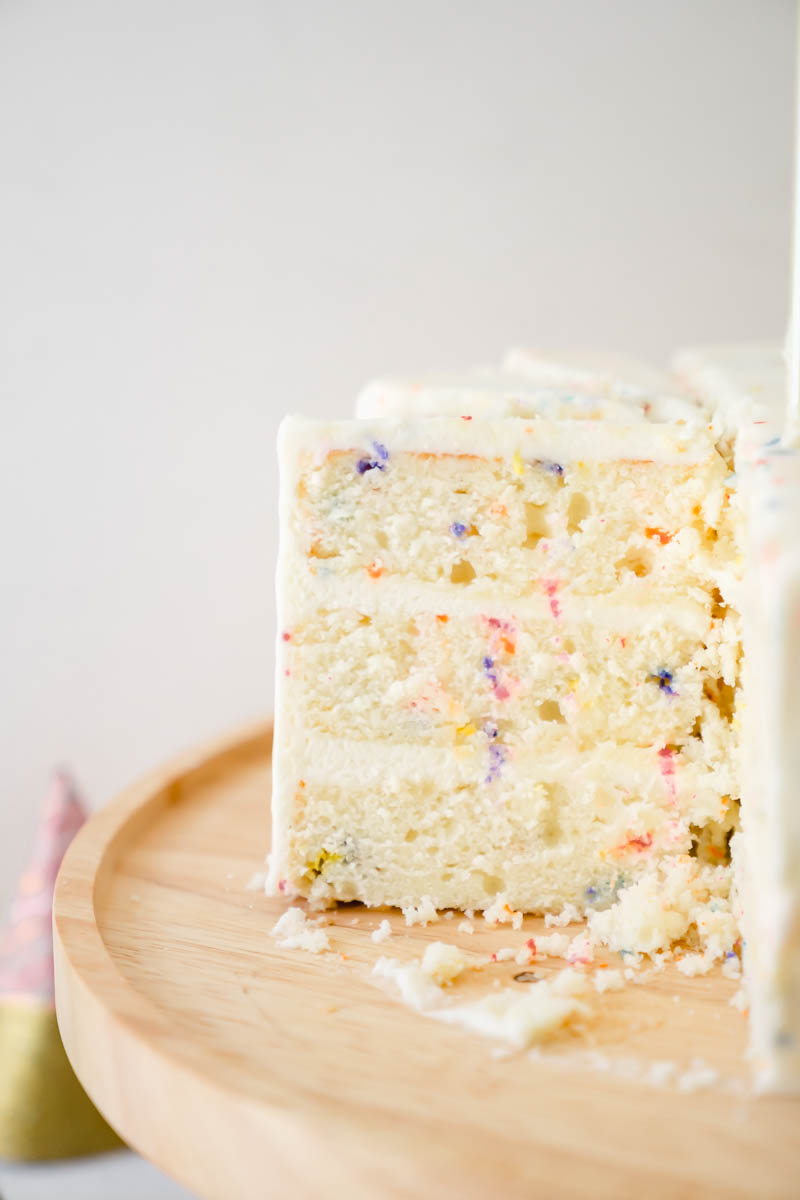 Phenomenal and Festive Funfetti Birthday Cake - Cake Babe