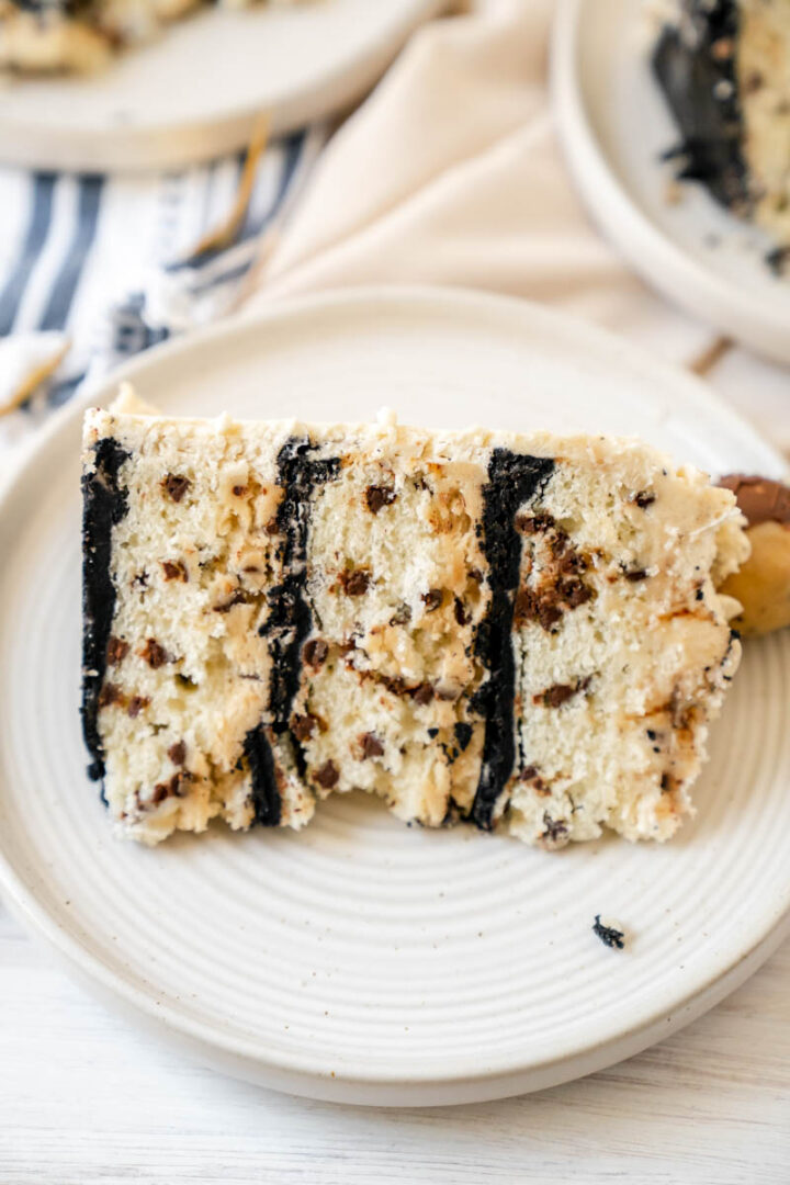 The Best and Irresistible Cookie Dough Cake - Cake Babe