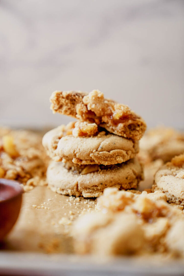 The Best Fall Inspired Apple Crumb Cookies - Cake Babe