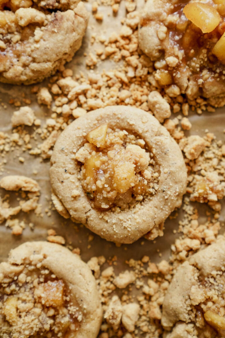 The Best Fall Inspired Apple Crumb Cookies - Cake Babe