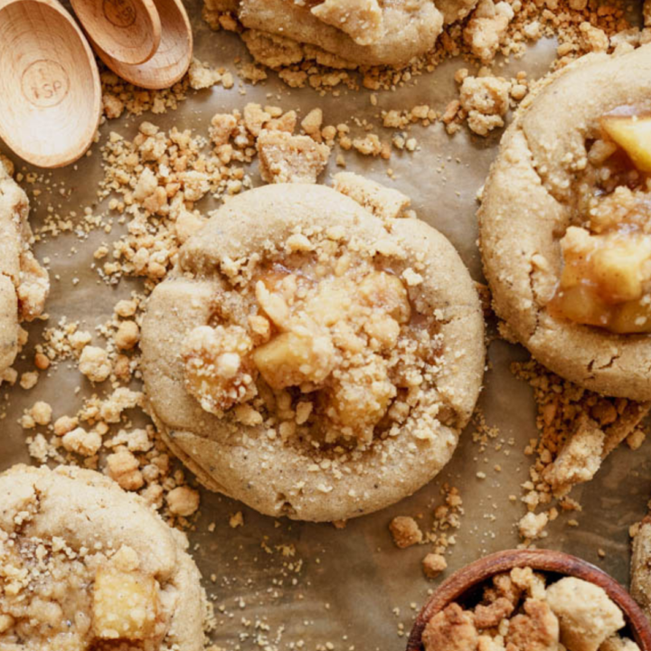 The Best Fall Inspired Apple Crumb Cookies - Cake Babe