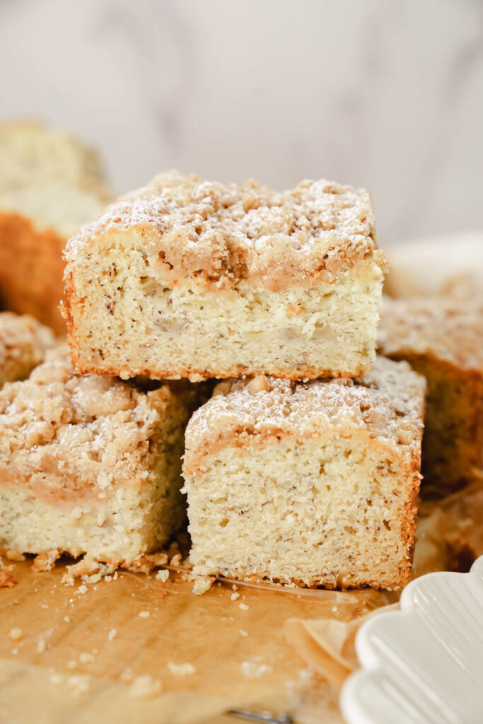 The Most Moist Banana Coffee Sheet Cake - Cake Babe