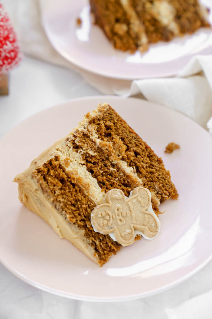 Easy and Tasty Caramel Gingerbread Cake - Cake Babe