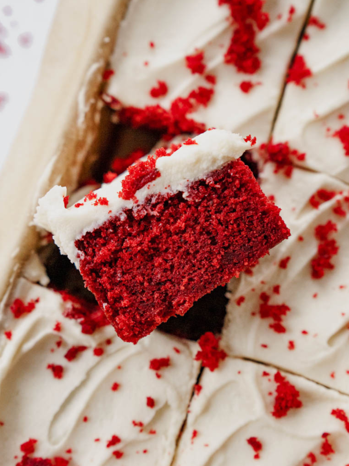 Simple 9x13 Red Velvet Sheet Cake Recipe - Cake Babe