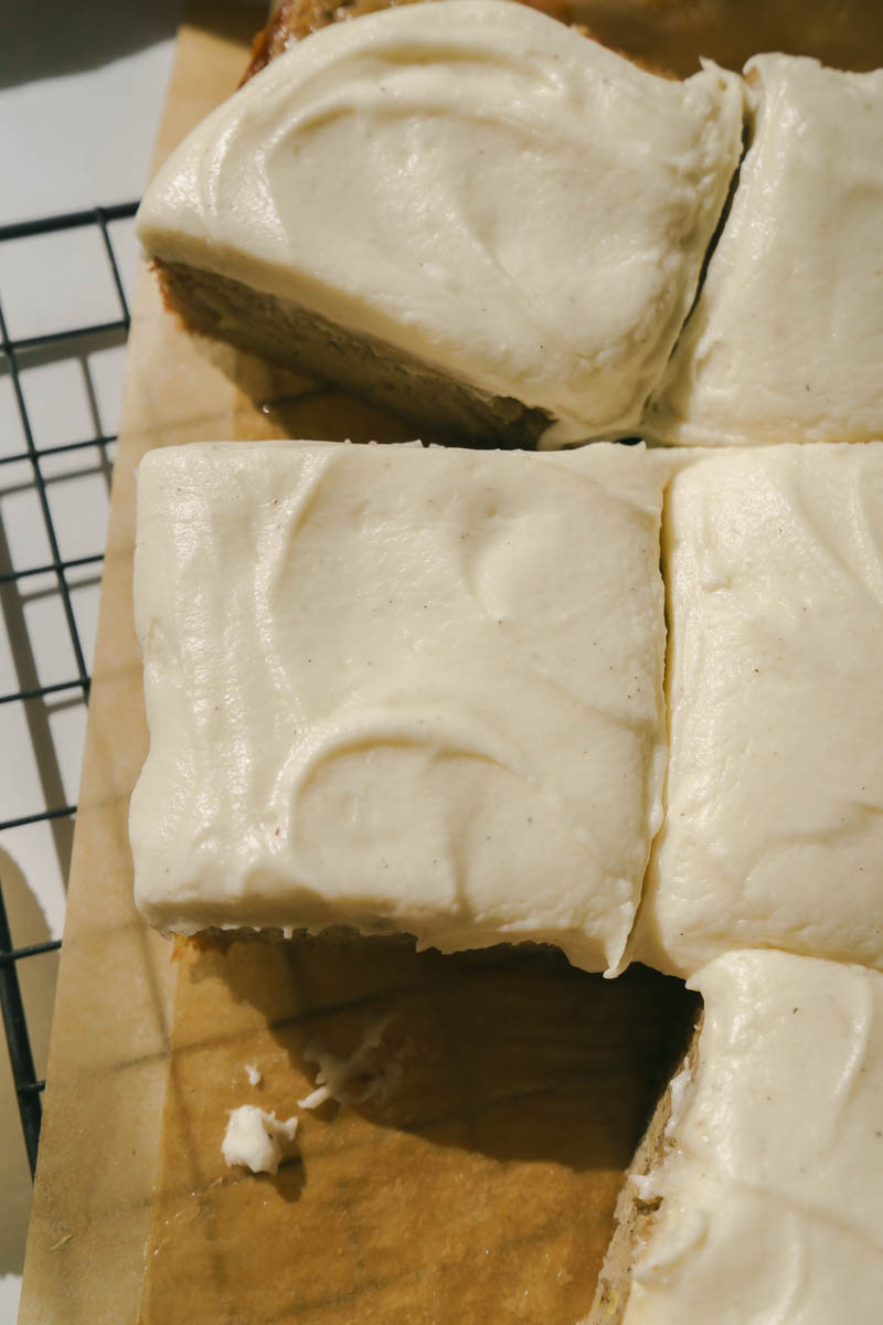 Easy and Fast Banana Snack Cake - Cake Babe Bakery