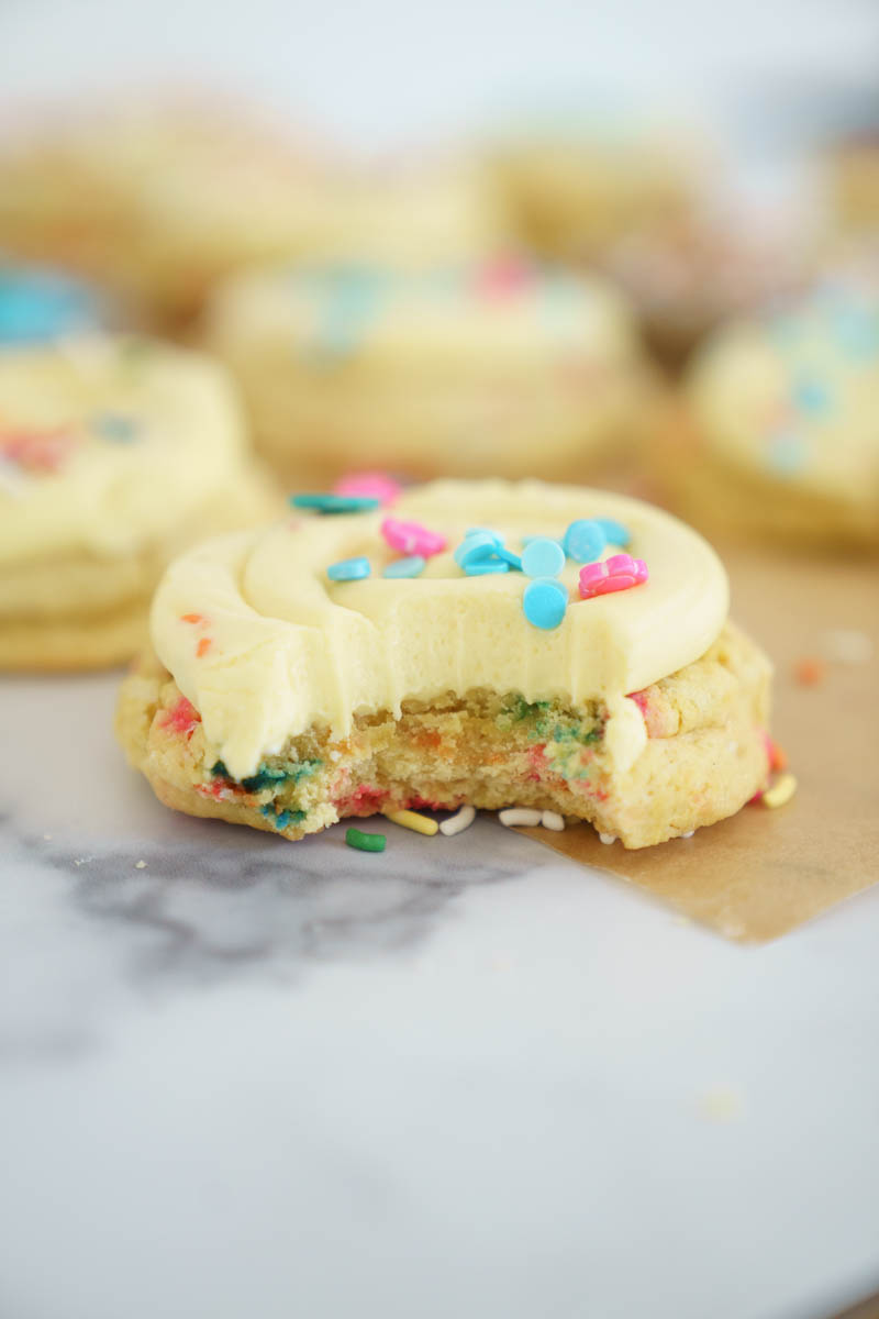 Fun and Festive Birthday Cake Cookies - Cake Babe