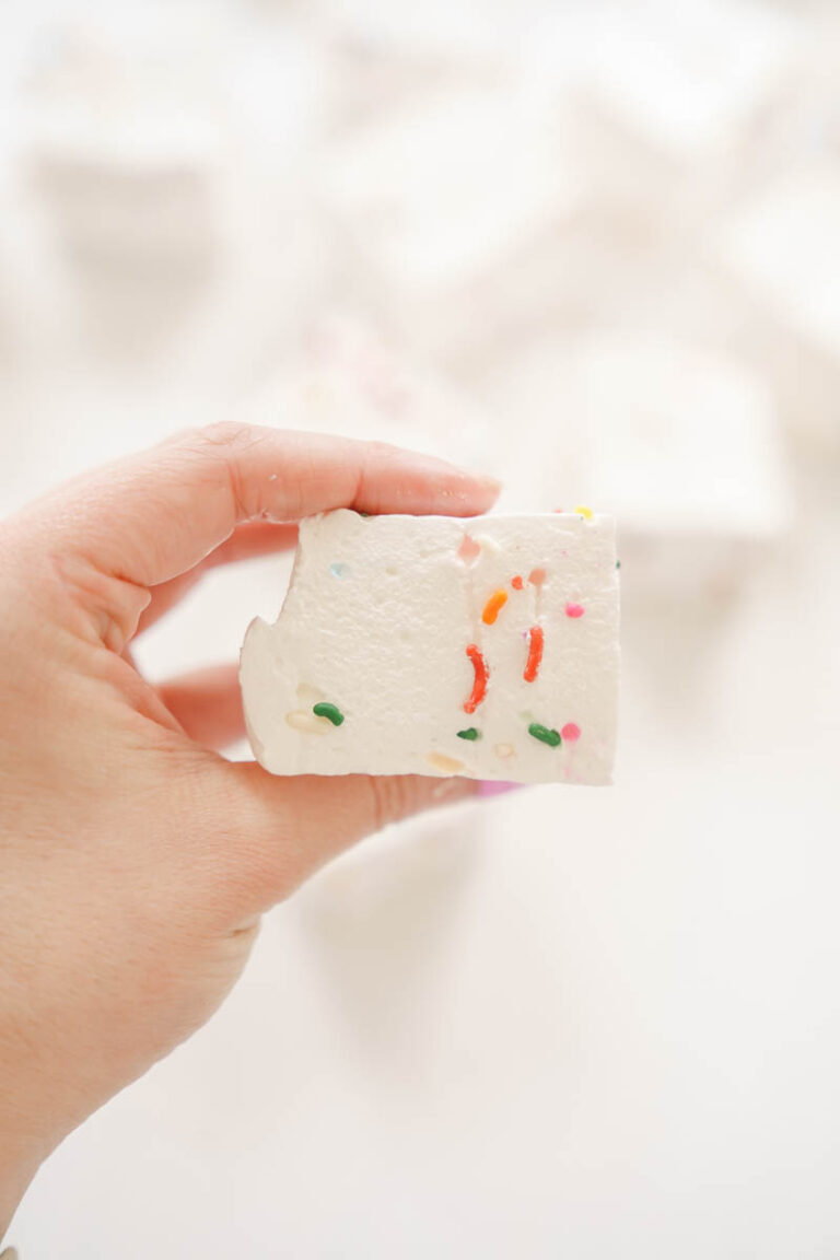 Homemade Birthday Sprinkle Marshmallows Recipe - Cake Babe Bakery
