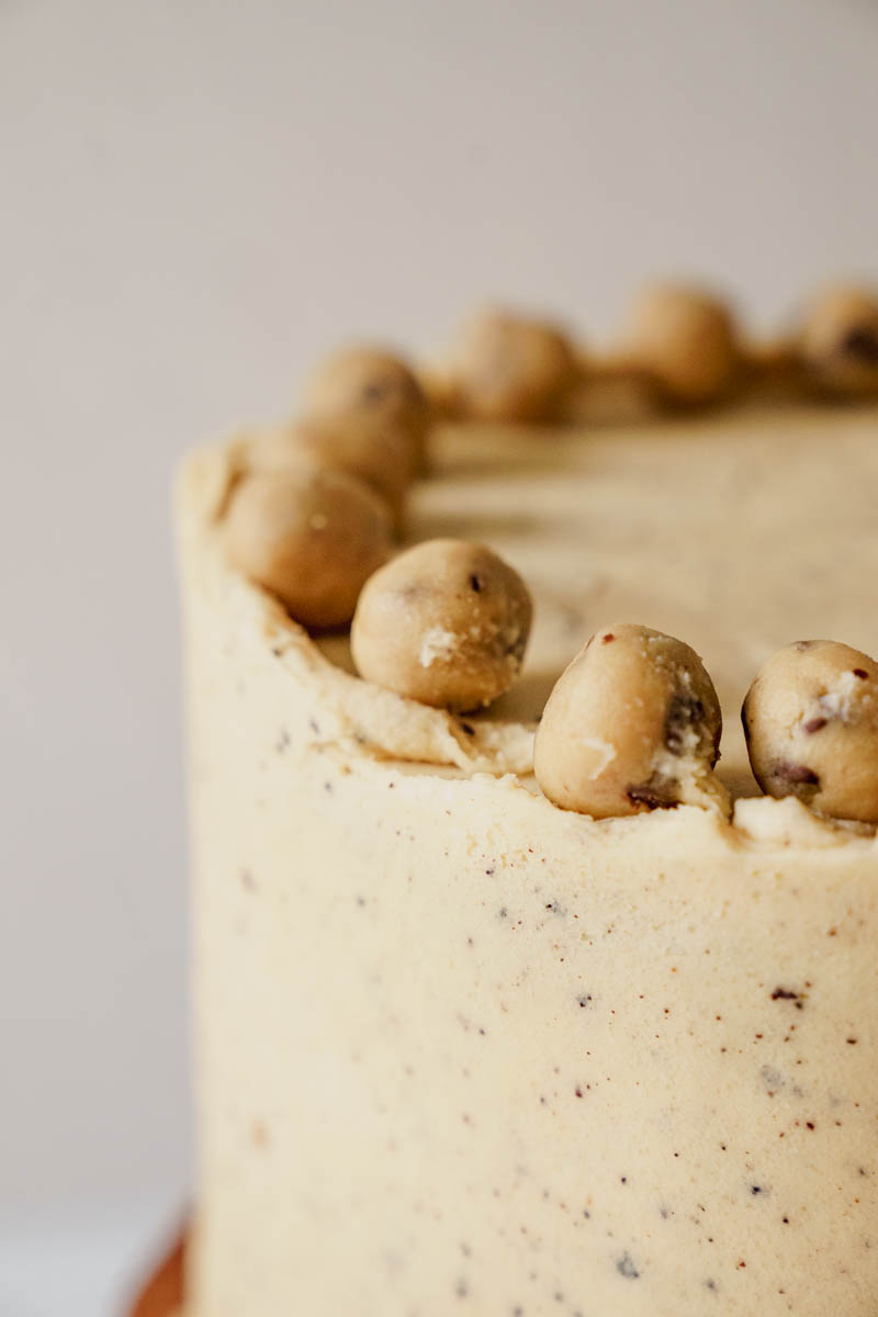 The Best Chocolate Cookie Dough Cake - Cake Babe