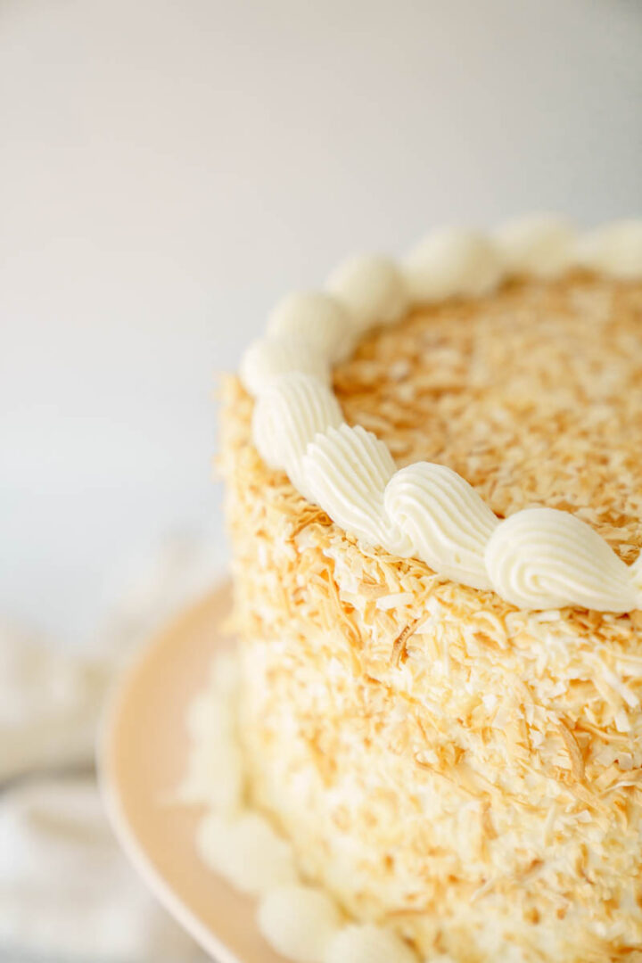 Moist and Fluffy Coconut Cake - Cake Babe Bakery
