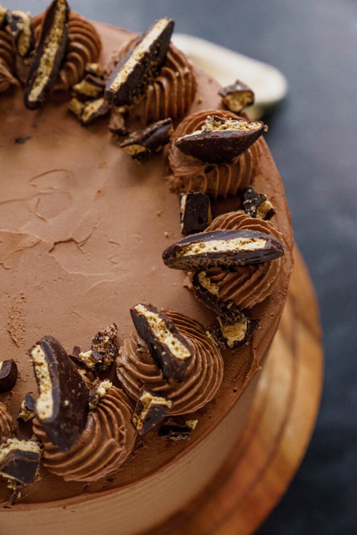 Easy To Make Chocolate Graham Cracker Cake - Cake Babe Bakery