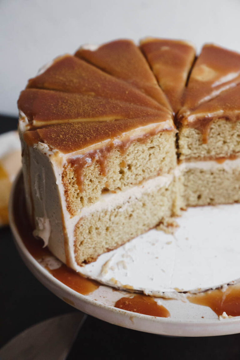 Very Flavorful Chai Caramel Cake - Cake Babe