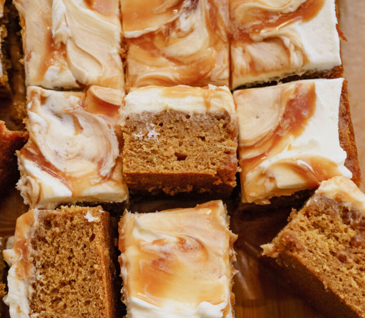 Salted Caramel Gingerbread Cake With Buttercream - Cake Babe Bakery