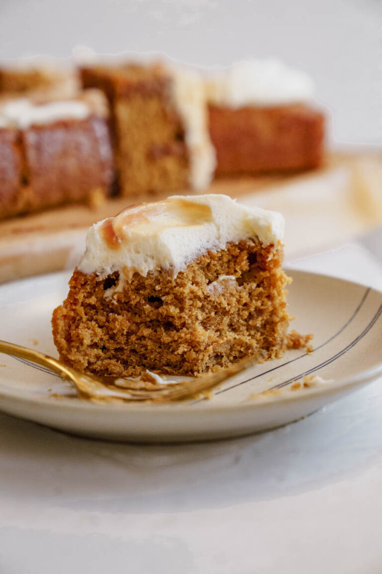 Salted Caramel Gingerbread Cake With Buttercream - Cake Babe Bakery