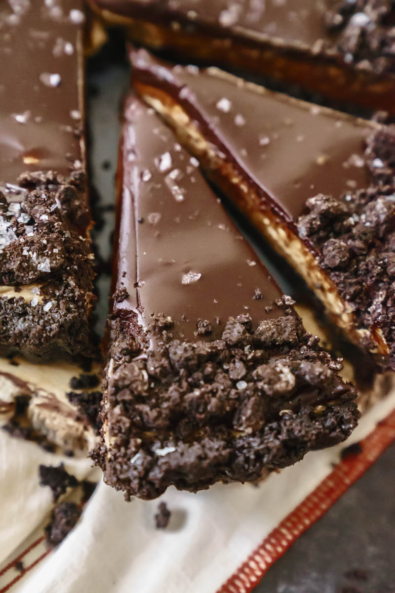 No Bake Peanut Butter Chocolate Pie - Cake Babe Bakery