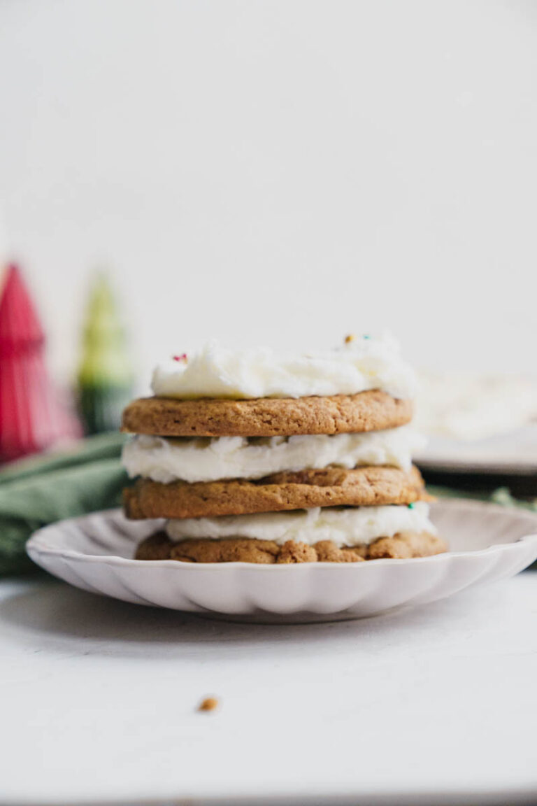 Frosted Gingerbread Cookies With Cream Cheese - Cake Babe