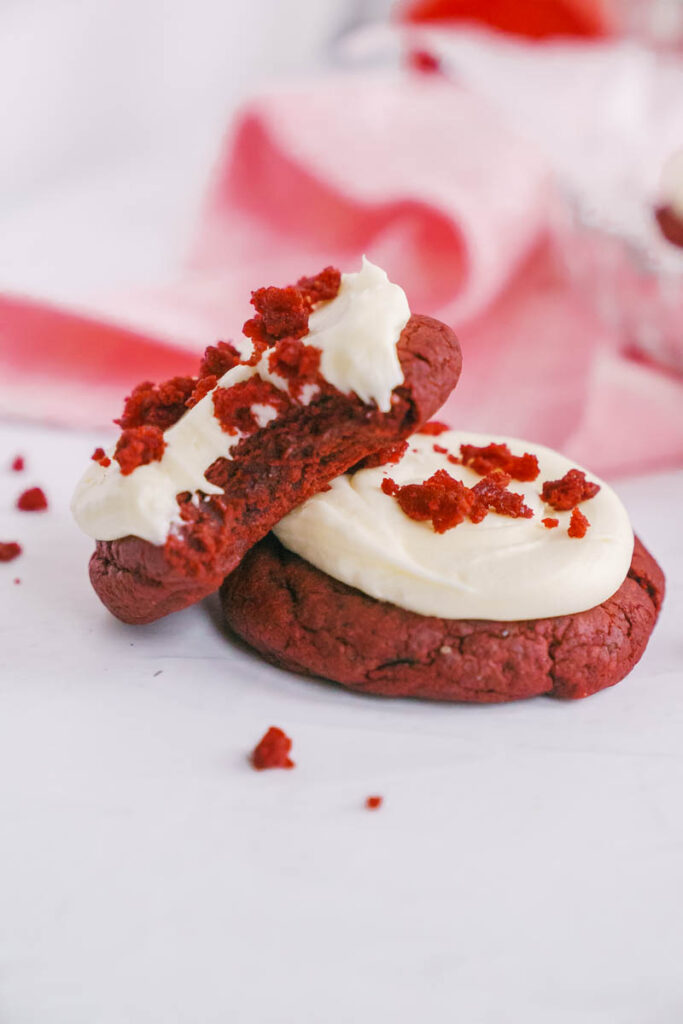The Best Copycat Red Velvet Crumbl Cookie Recipe - Cake Babe