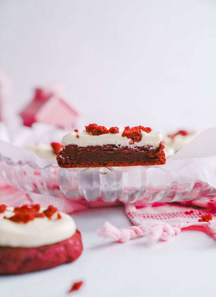 The Best Copycat Red Velvet Crumbl Cookie Recipe - Cake Babe