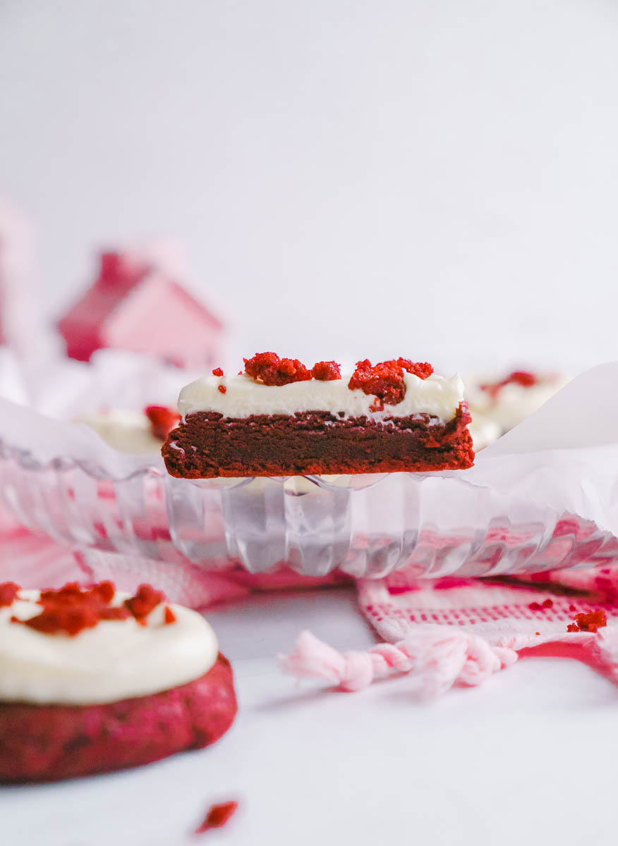 The Best Copycat Red Velvet Crumbl Cookie Recipe - Cake Babe