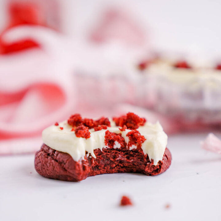The Best Copycat Red Velvet Crumbl Cookie Recipe - Cake Babe