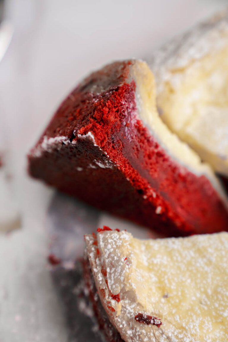 Easy Red Velvet Gooey Butter Cake Recipe - Cake Babe Bakery