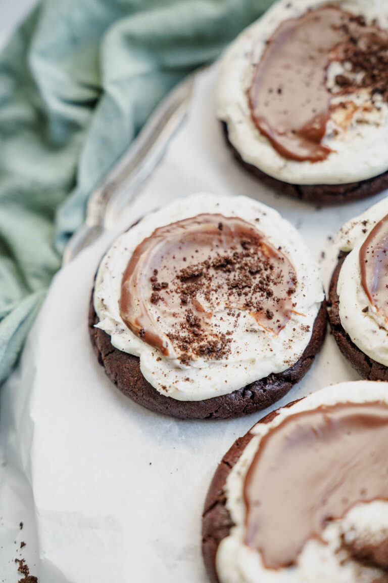 The Ultimate Frosted Grasshopper Cookies Recipe - Cake Babe