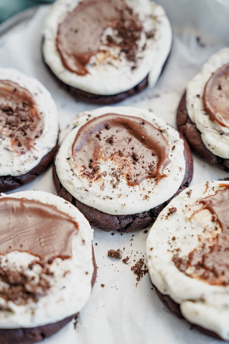 The Ultimate Frosted Grasshopper Cookies Recipe - Cake Babe