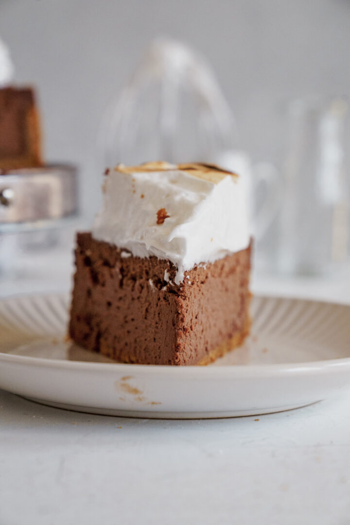 The Ultimate S'mores Cheesecake Recipe! - Cake Babe