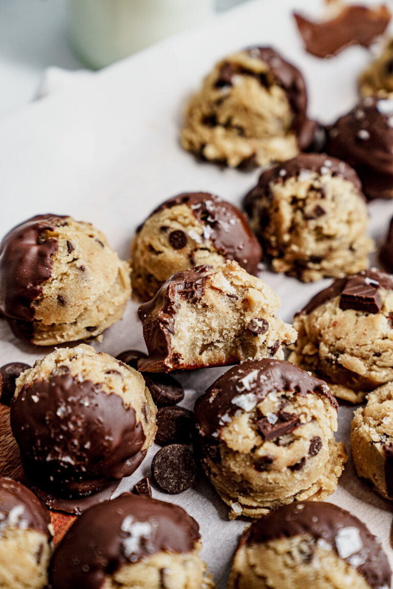Edible Brown Butter Cookie Dough Bites Recipe - Cake Babe