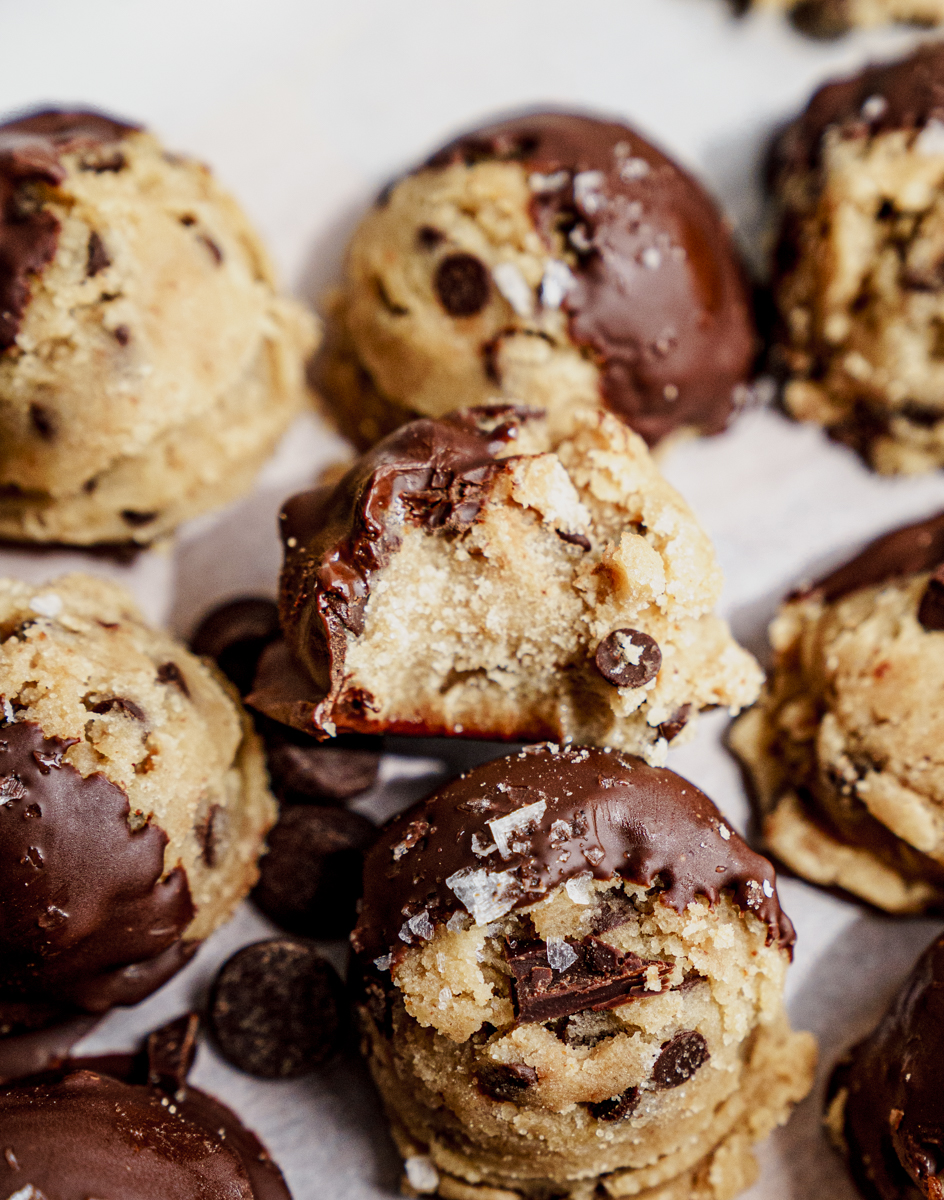 Edible Brown Butter Cookie Dough Bites Recipe - Cake Babe Bakery