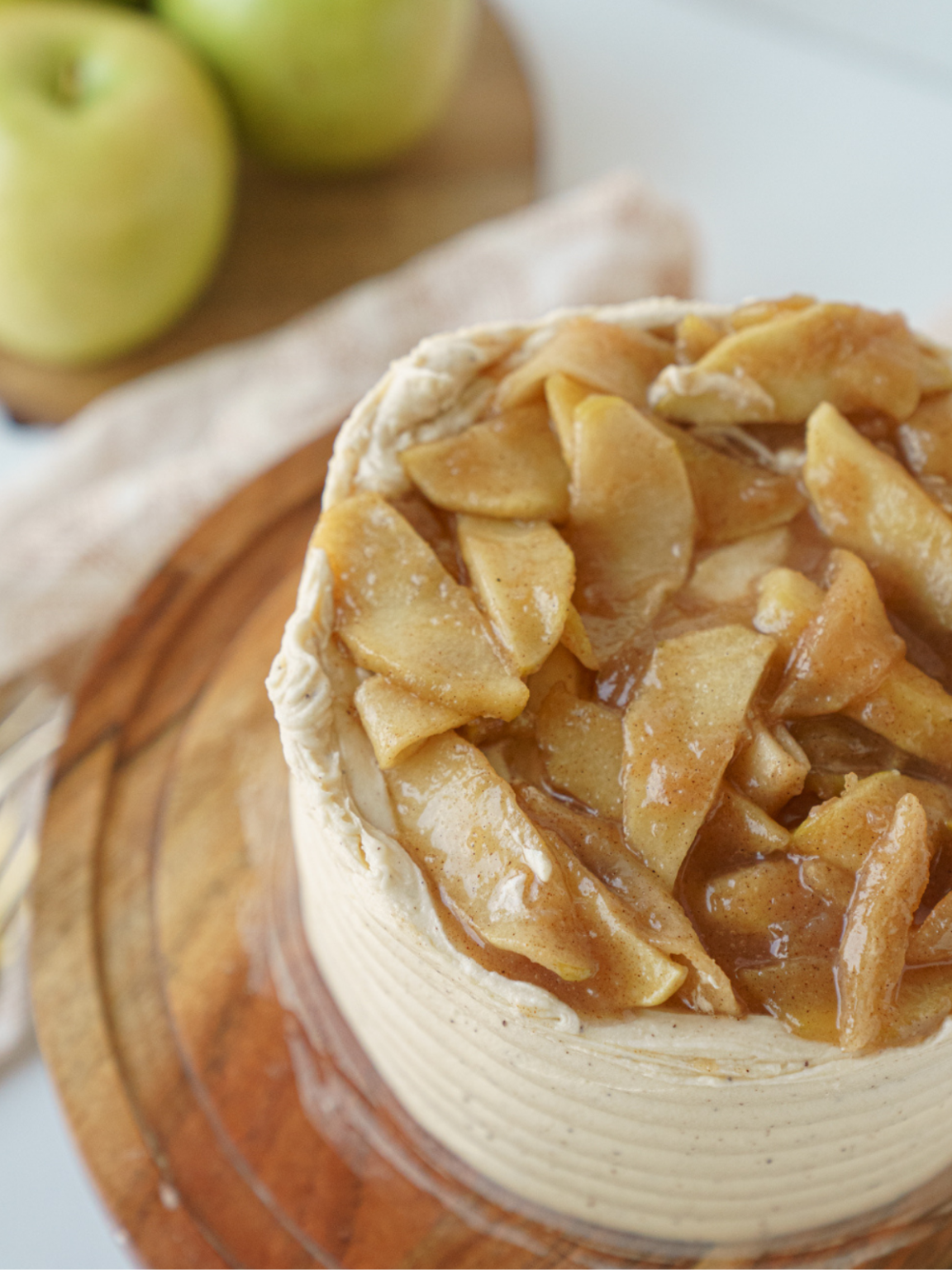Mini Apple Cake With Brown Butter Frosting - Cake Babe Bakery