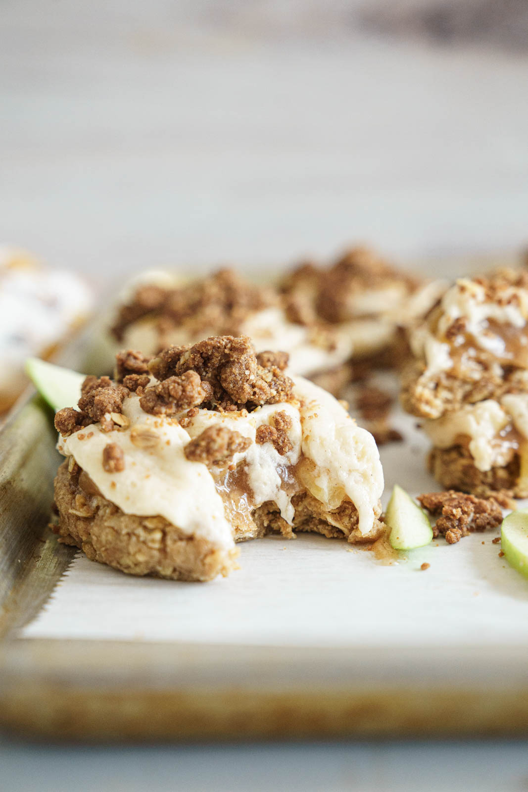 The Best Apple Crisp Cookies Recipe - Cake Babe