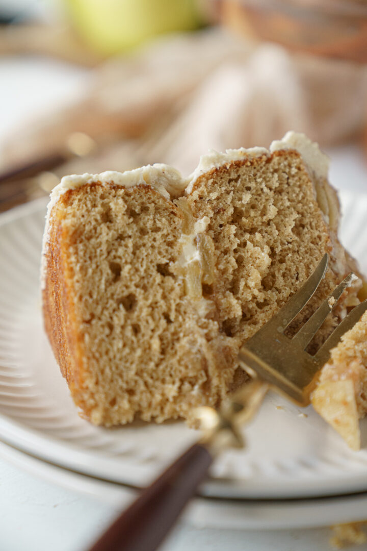 Mini Apple Cake With Brown Butter Frosting - Cake Babe Bakery