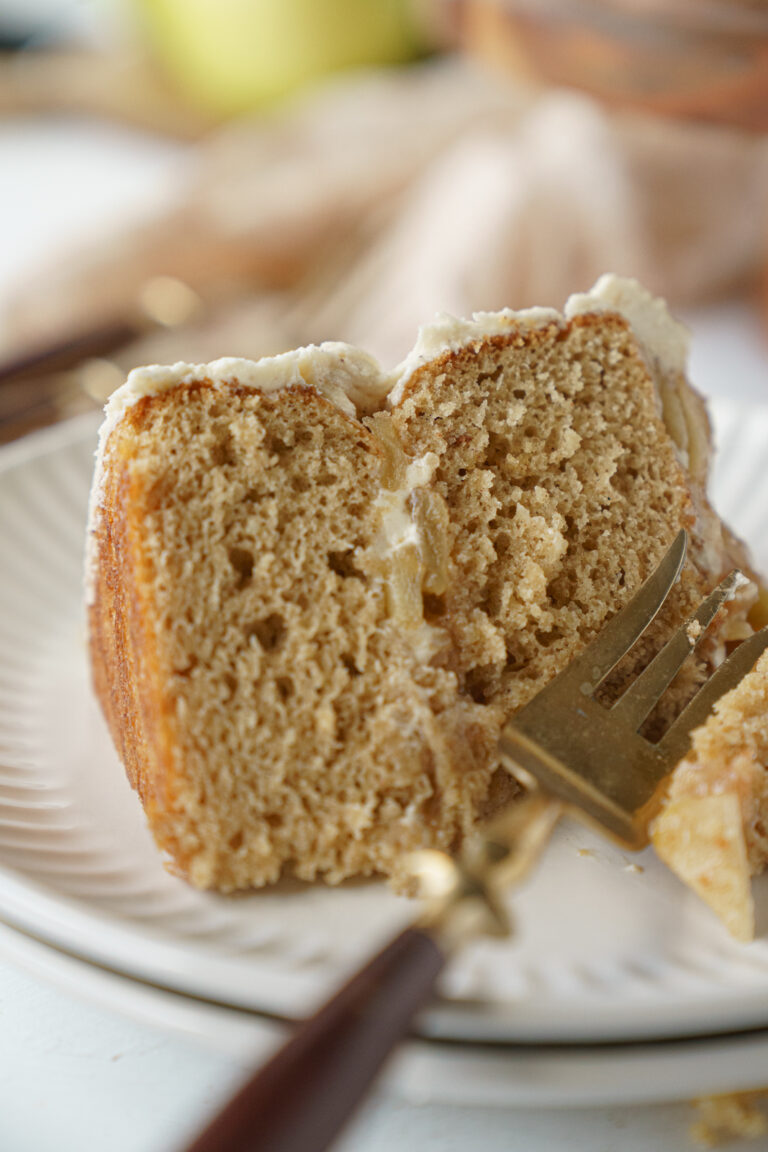 Mini Apple Cake With Brown Butter Frosting - Cake Babe Bakery