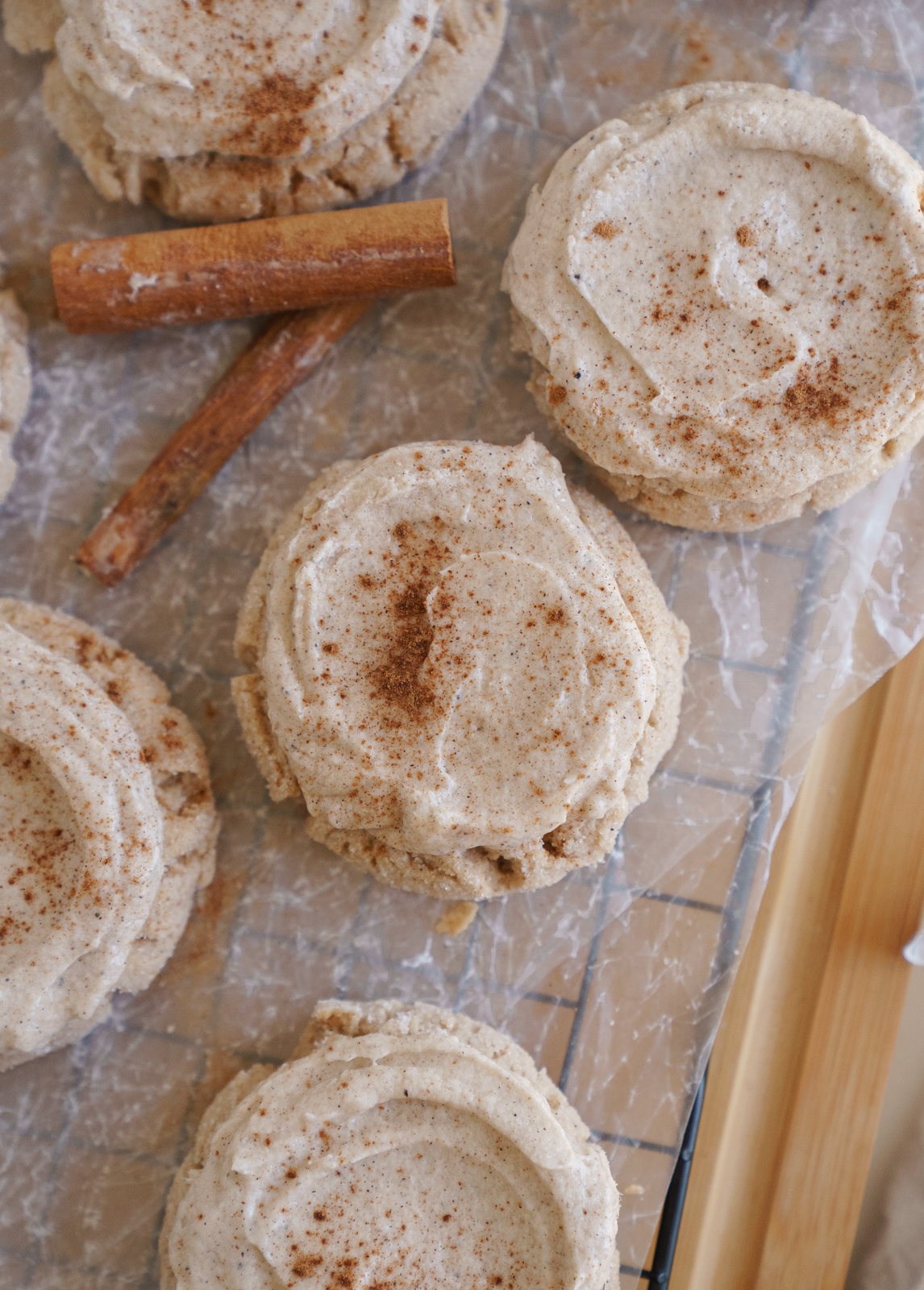 Frosted Chai Sugar Cookies With Spiced Frosting - Cake Babe Bakery