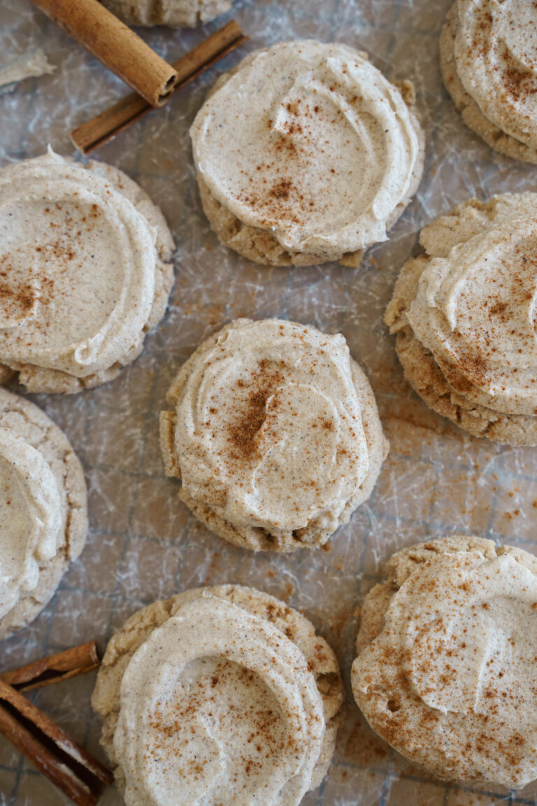 Frosted Chai Sugar Cookies With Spiced Frosting - Cake Babe Bakery