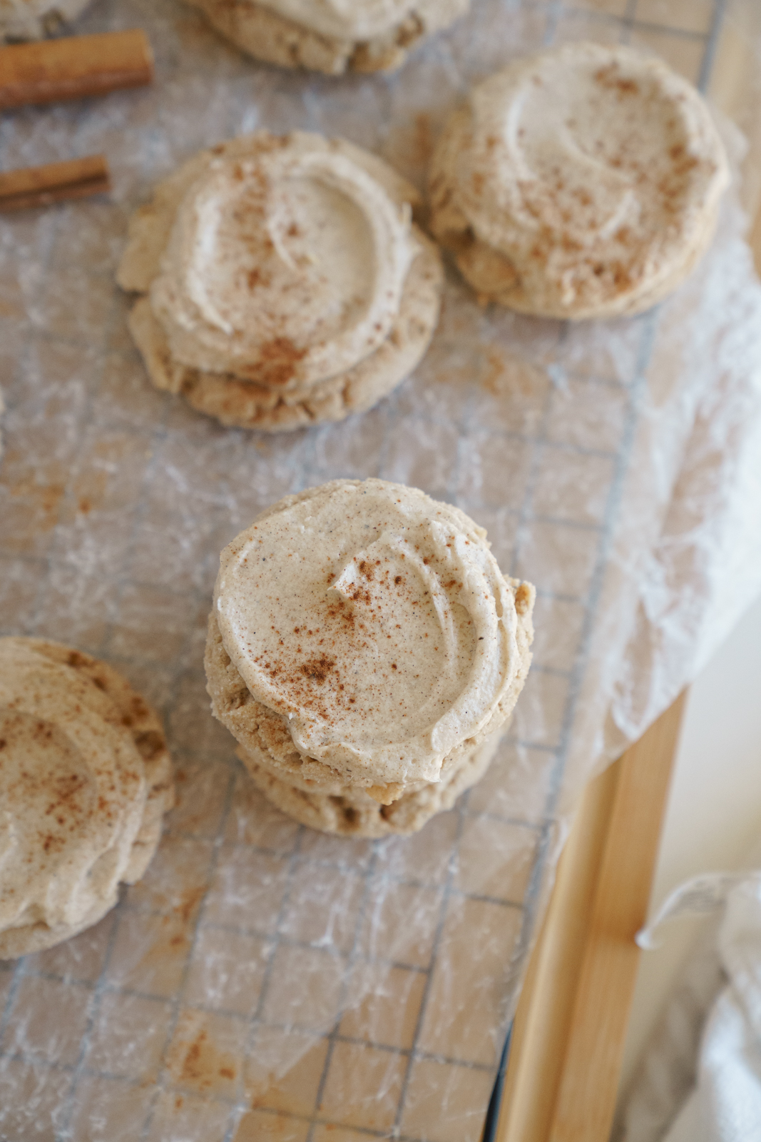 Frosted Chai Sugar Cookies With Spiced Frosting - Cake Babe Bakery