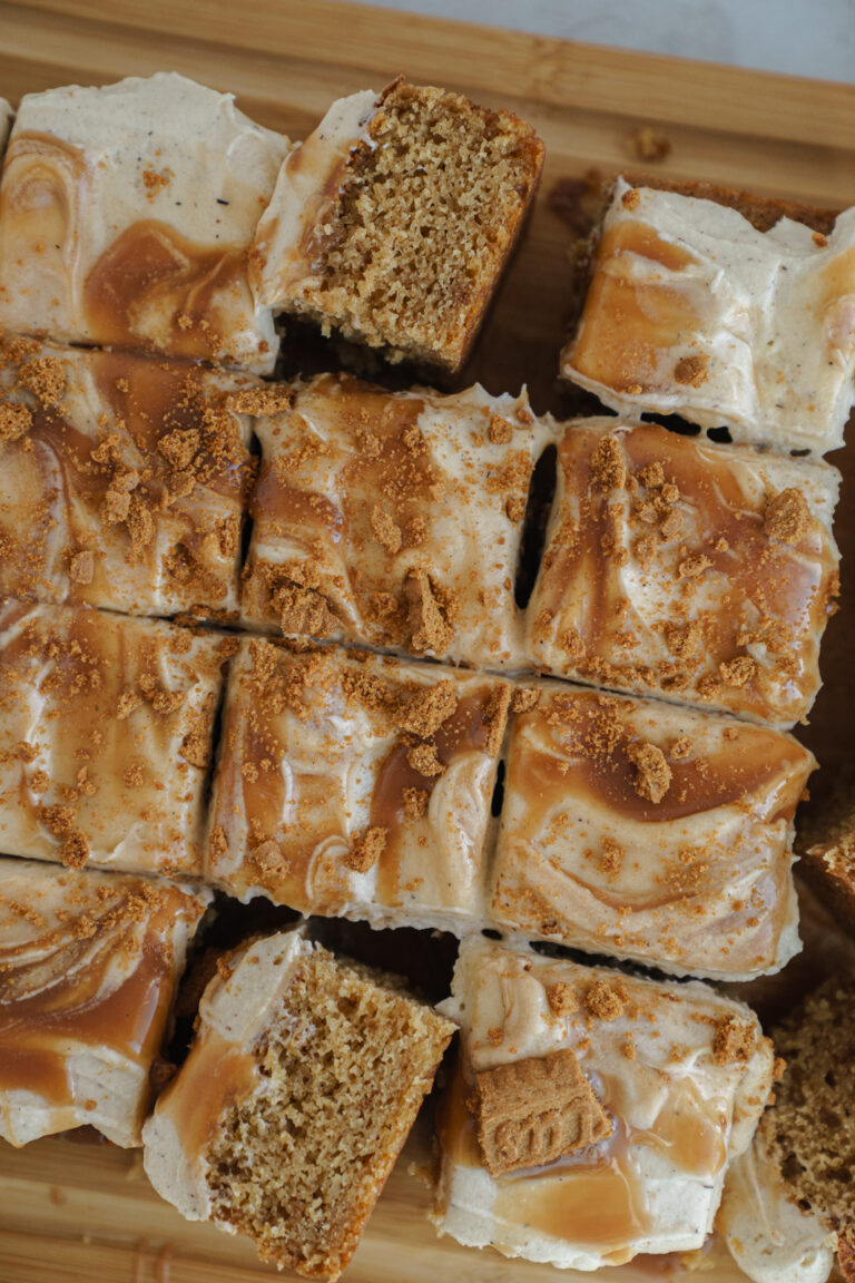 Delicious Salted Caramel Biscoff Cake Recipe - Cake Babe