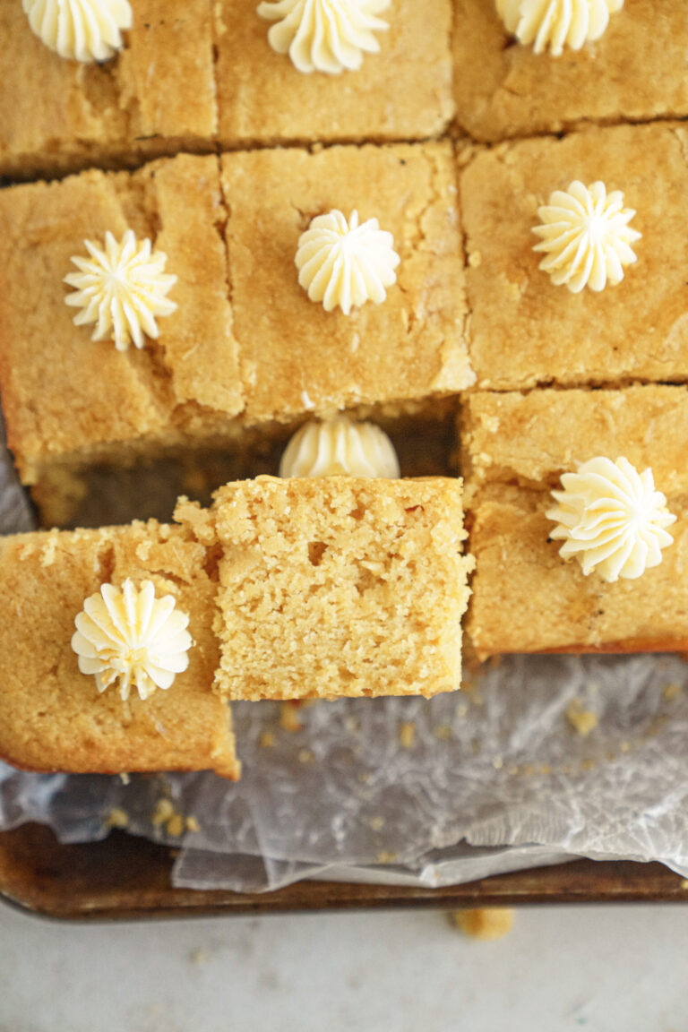 Super Easy and Fluffy Cake Like Cornbread Recipe - Cake Babe Bakery