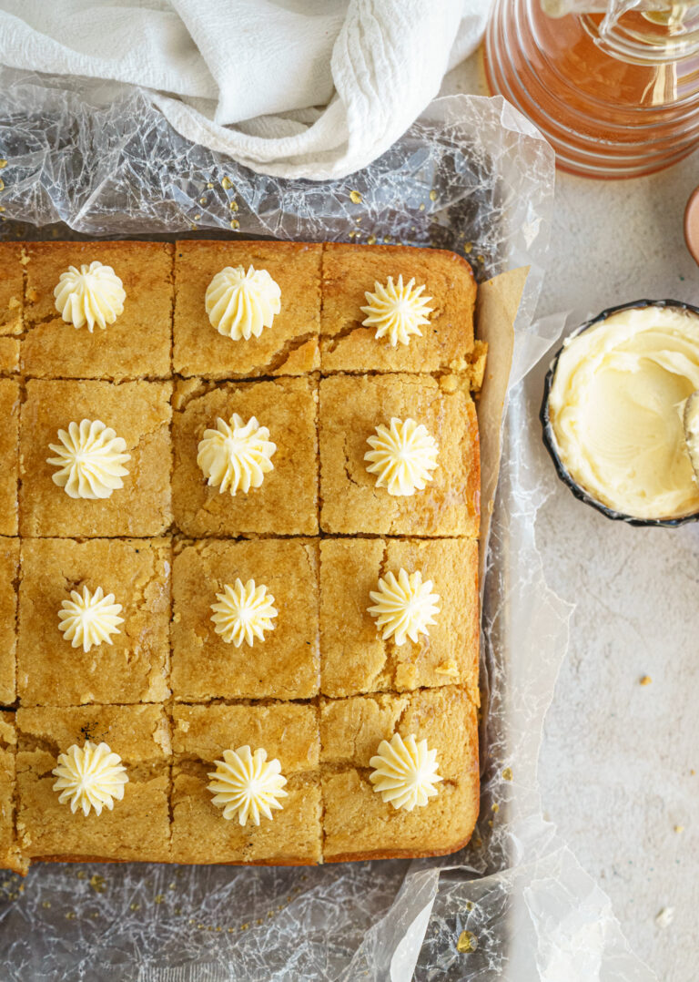 Super Easy and Fluffy Cake Like Cornbread Recipe - Cake Babe