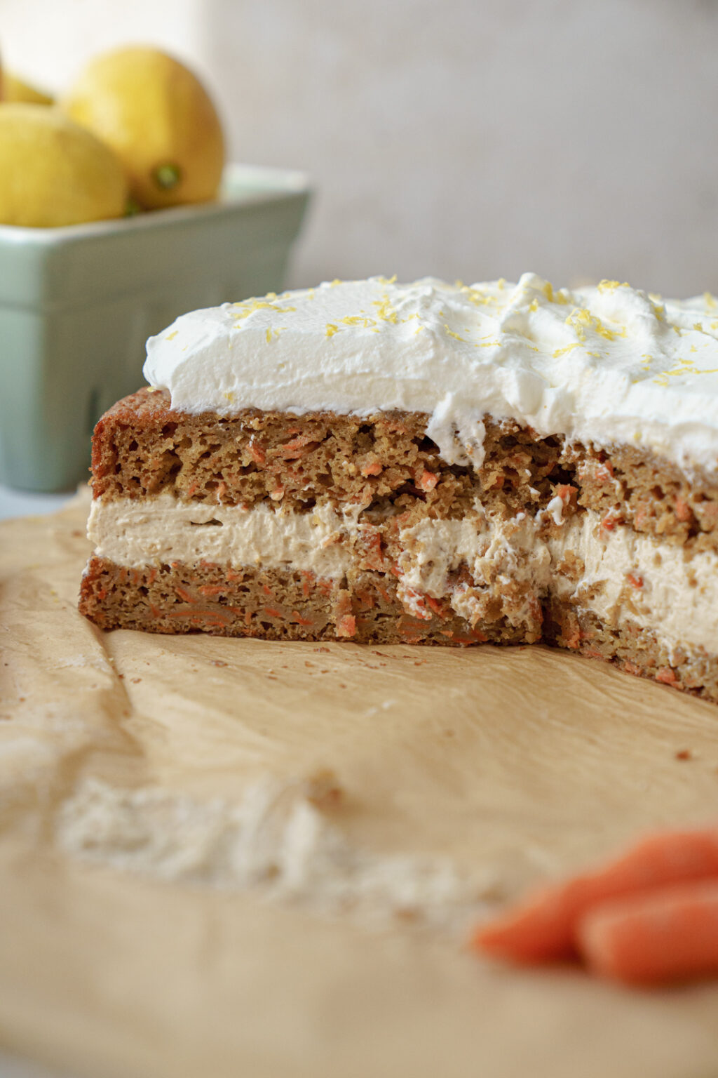BEST Spiced Carrot Cardamom Cake Recipe - Cake Babe Bakery