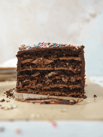 Six Layer Chocolate Cake Recipe - Cake Babe Bakery
