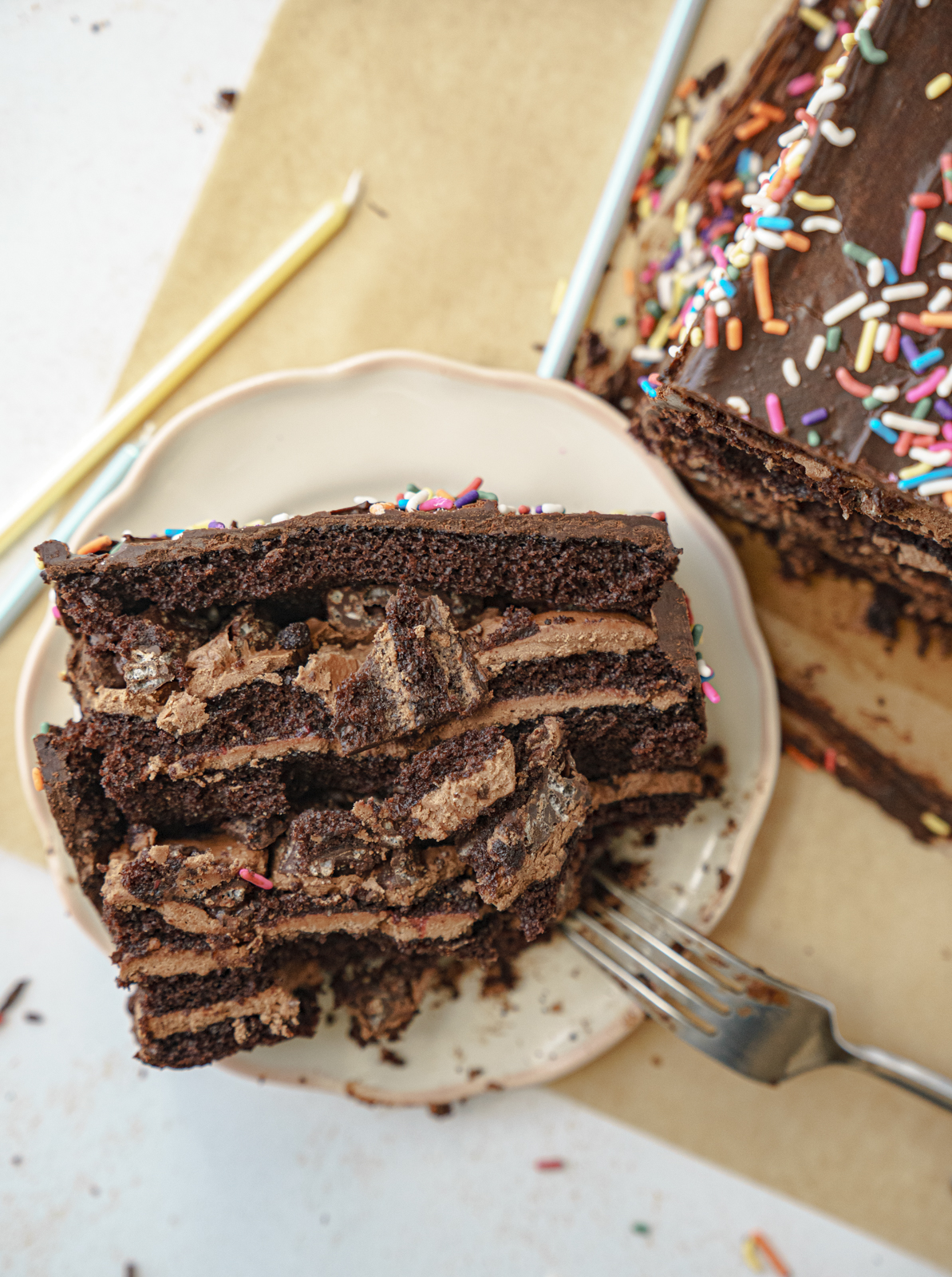 Six Layer Chocolate Cake Recipe - Cake Babe