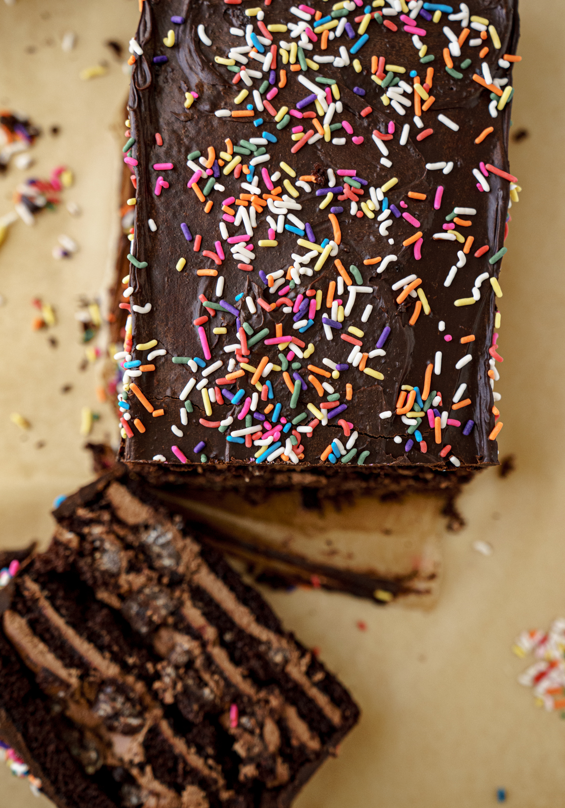 Six Layer Chocolate Cake Recipe - Cake Babe Bakery