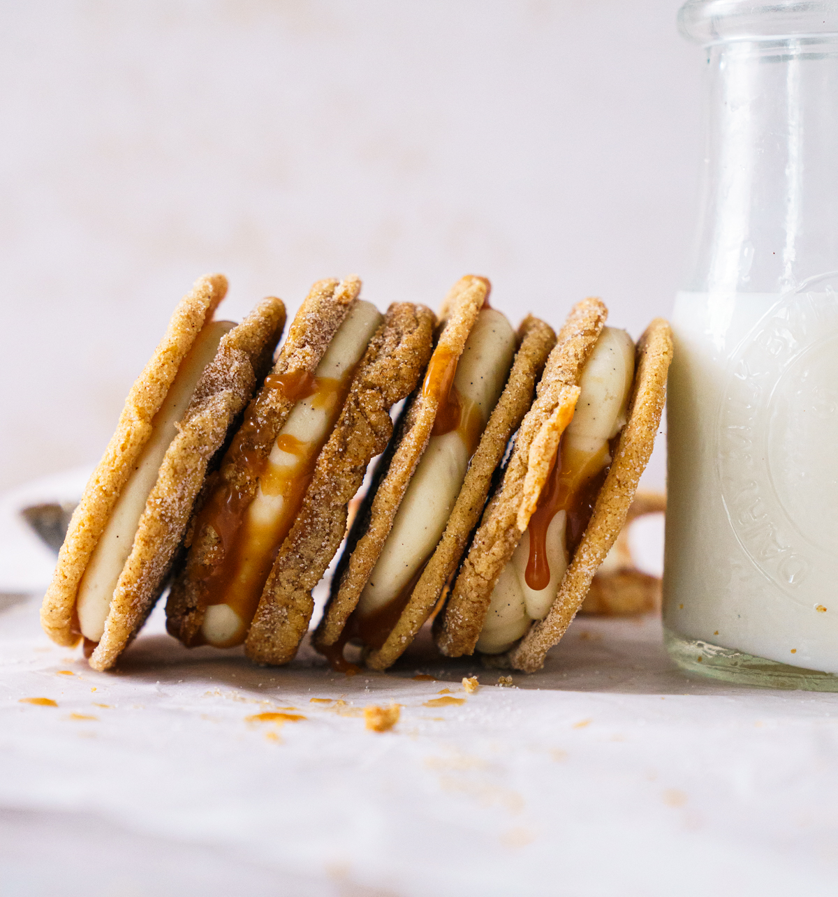 Easy Snickerdoodle Caramel Cookies Recipe - Cake Babe Bakery